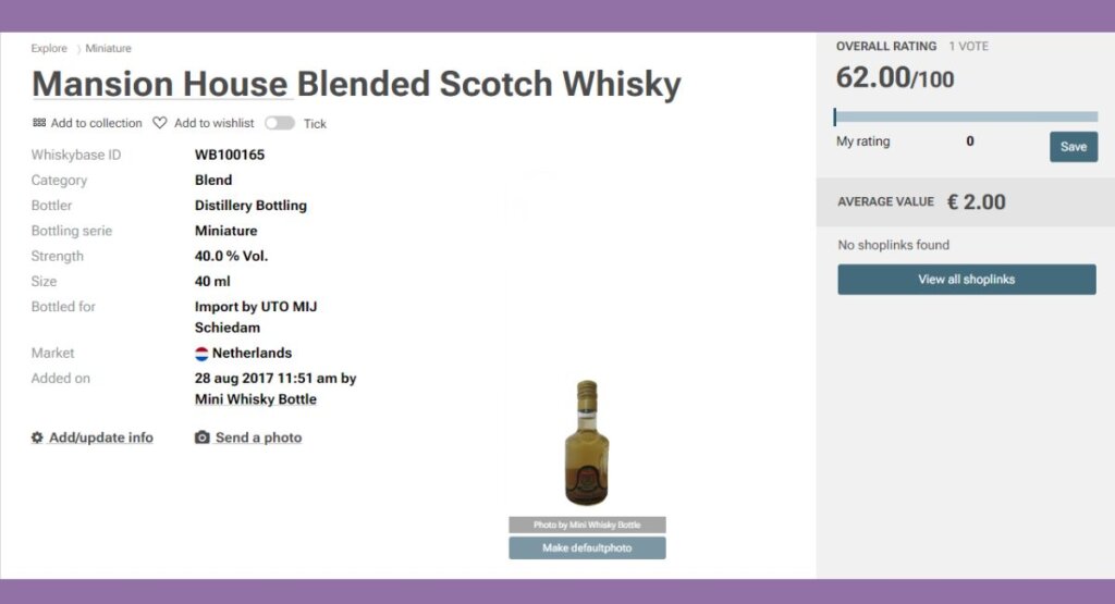 [FEB] Mansion House Whisky 750ml Price in India 2025 | Try or Not ...